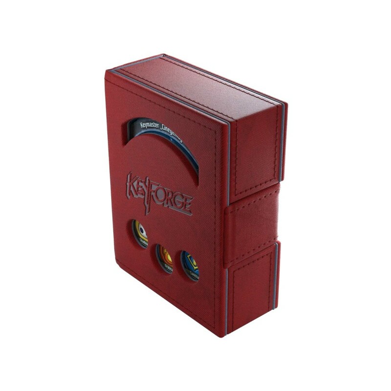 KeyForge: Deck box - Vermelha - Playeasy